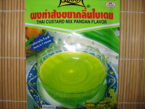Thai Custard Mix, Pandan Flavour, Lobo, 120g